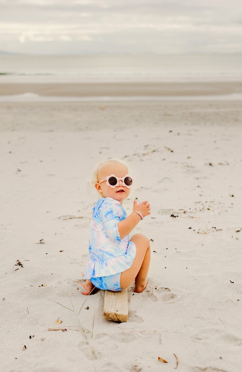 Snapper Rock Kids' Sky Dye Long Sleeve One-Piece Rashguard Swimsuit ...