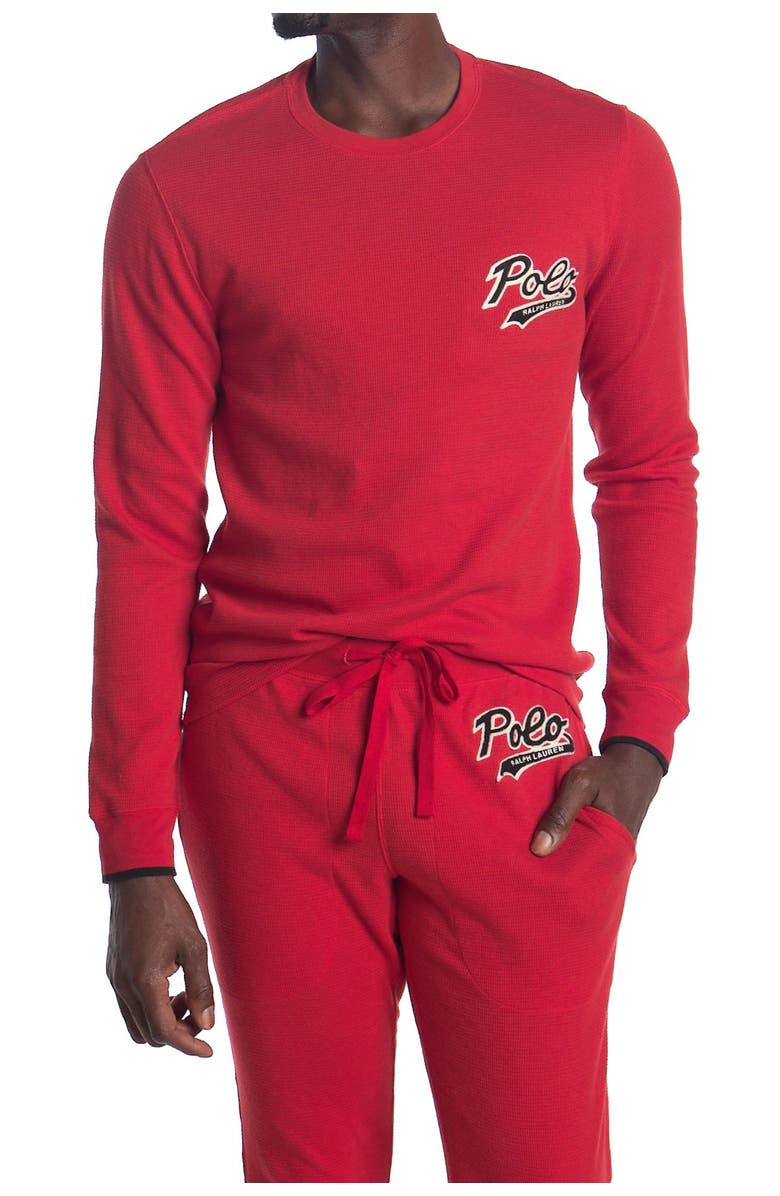 POLO Waffle Knit Logo Patch Sweater | Nordstromrack