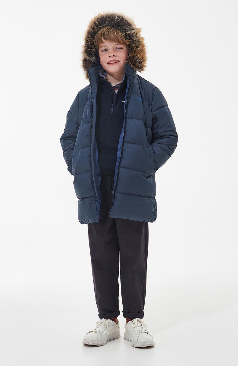 Barbour Kids Corbett Quilted Parka | Nordstromrack