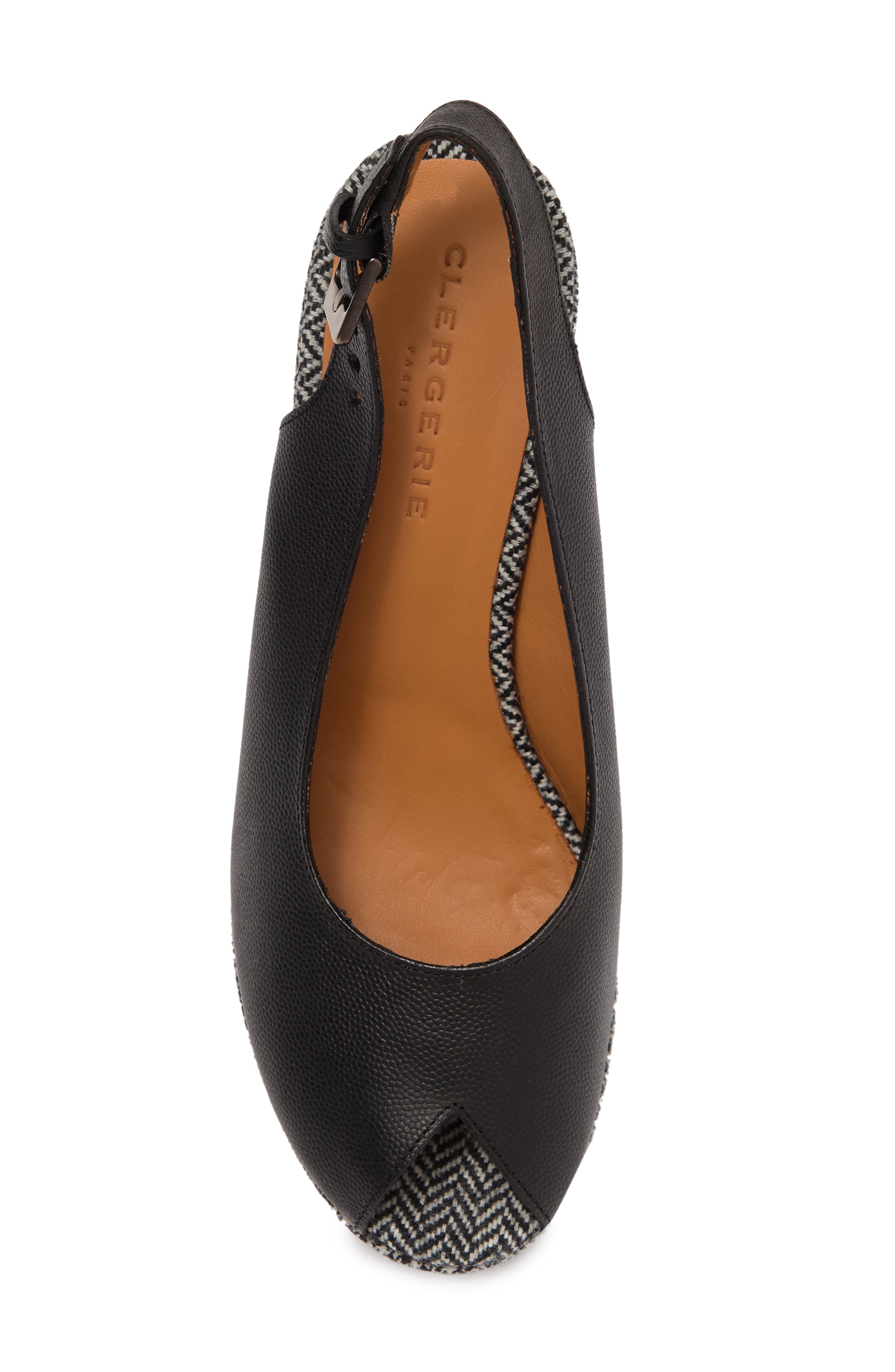 Dylan Peep Toe Houndstooth Wedge Sandal (Women) | Nordstromrack
