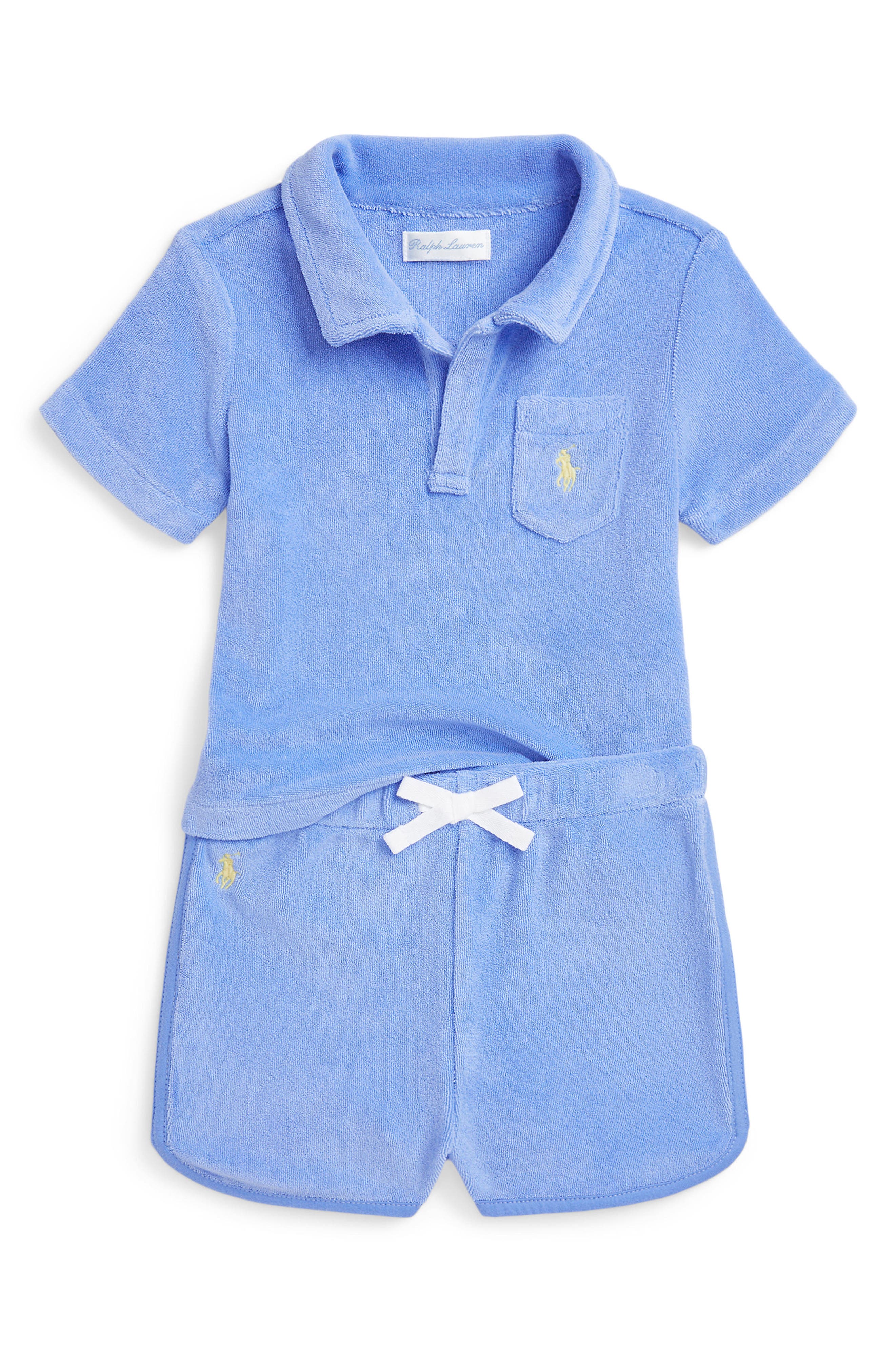 Ralph Lauren Terry Polo Shirt & Short Set | Nordstrom