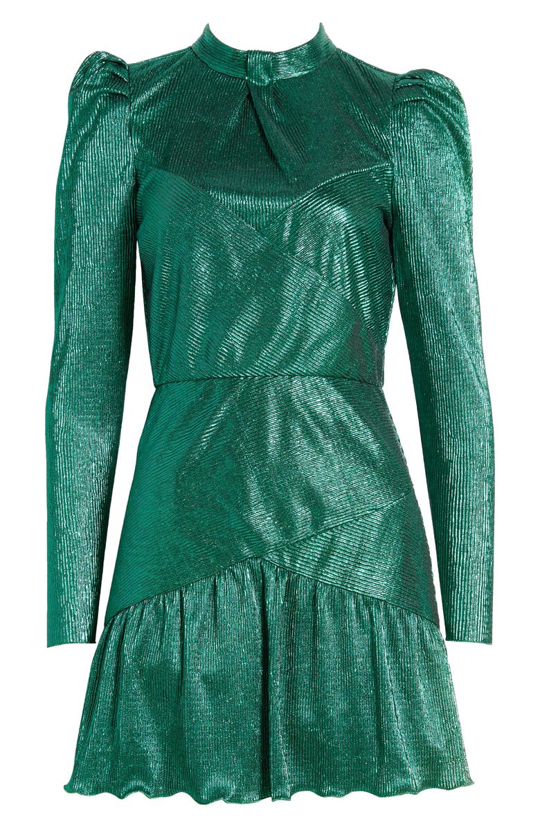 Saylor Saydee Metallic Long Sleeve Minidress | Nordstromrack