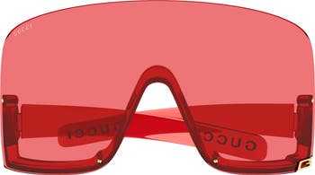 Gucci 99mm Oversize Mask Sunglasses | Nordstrom