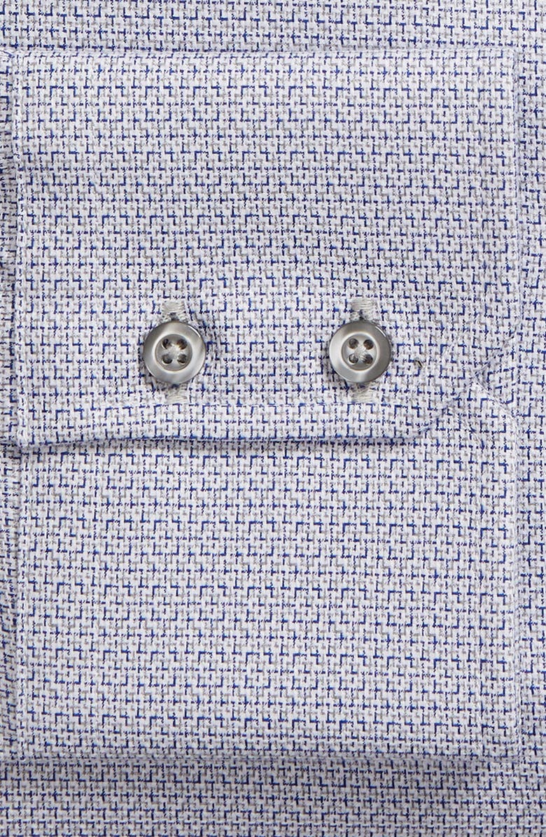 David Donahue Trim Fit Check Dress Shirt | Nordstrom