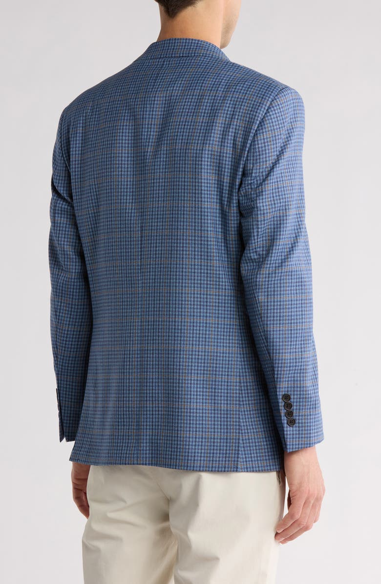Brooks Brothers Classic Fit Blue Plaid Wool Sport Coat | Nordstromrack