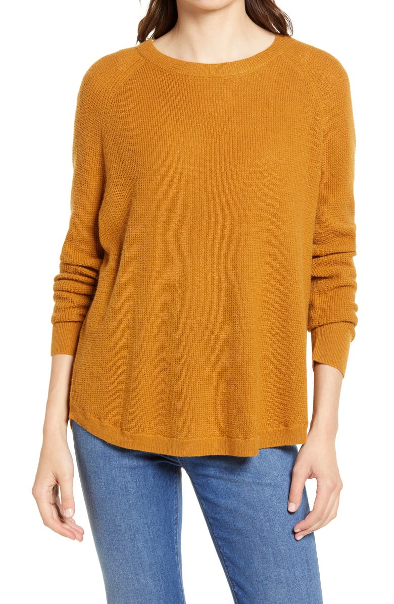 Madewell Jane Waffle Stitch Sweater | Nordstromrack