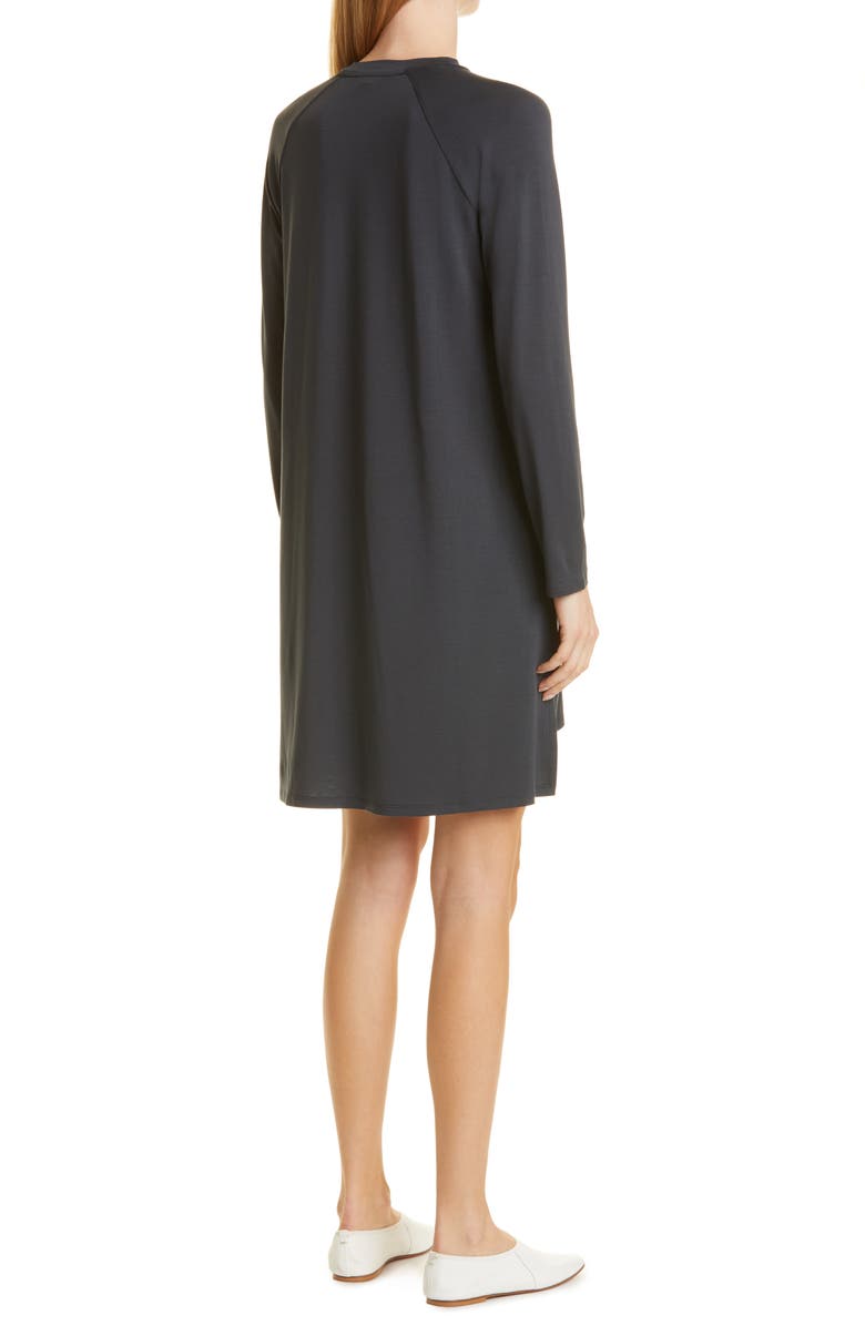 Eileen Fisher Crewneck Raglan Long Sleeve Dress | Nordstromrack