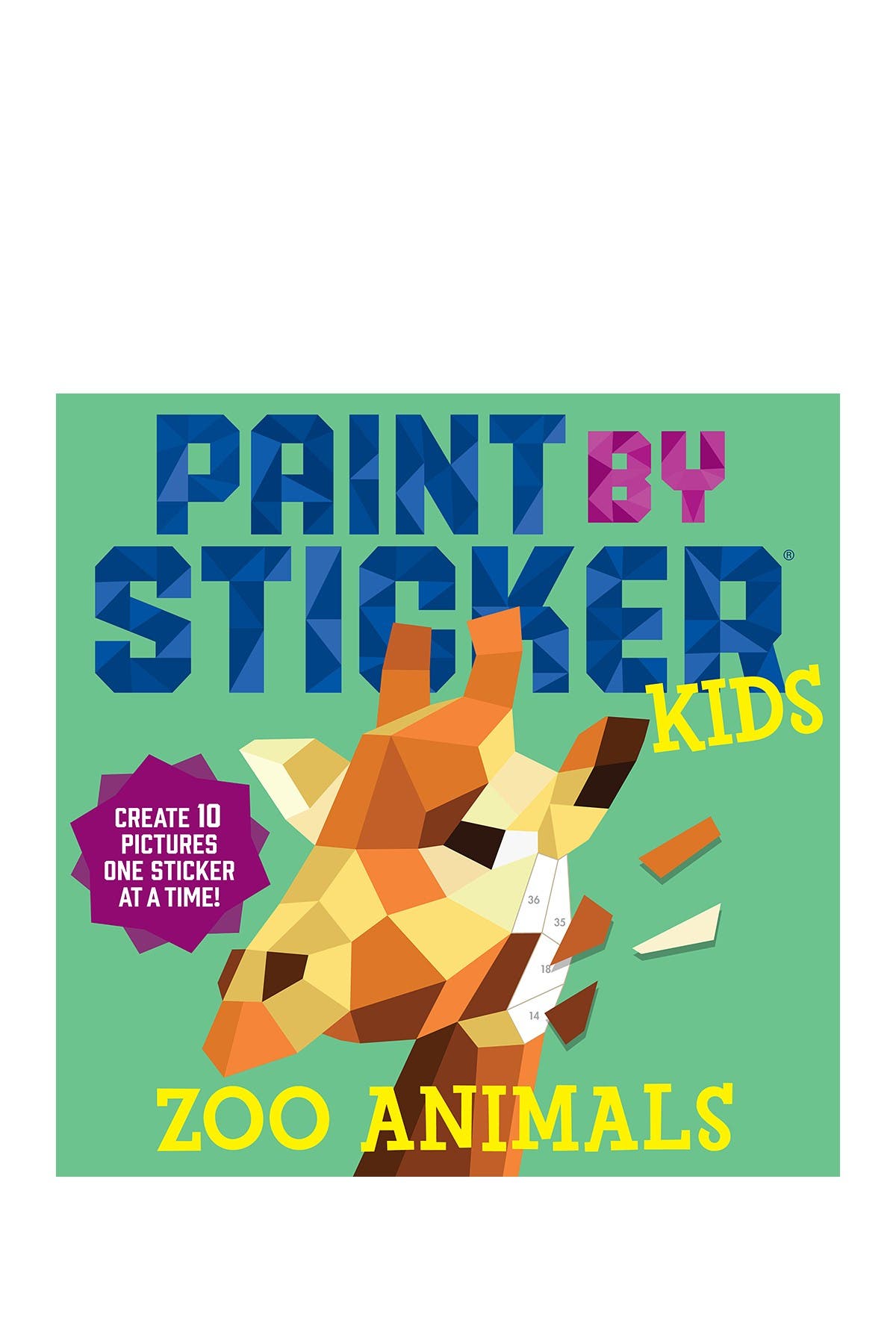 Paint by Sticker Kids: Zoo Animals Book | Nordstromrack