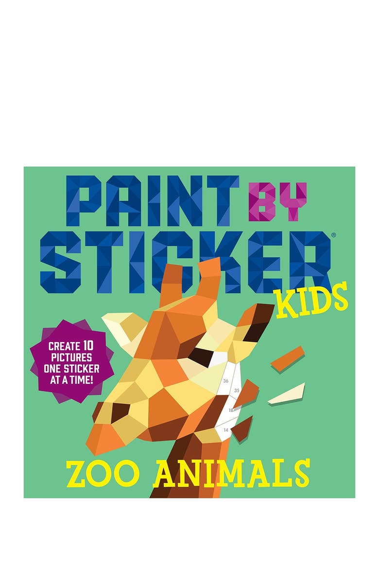 Paint by Sticker Kids: Zoo Animals Book | Nordstromrack