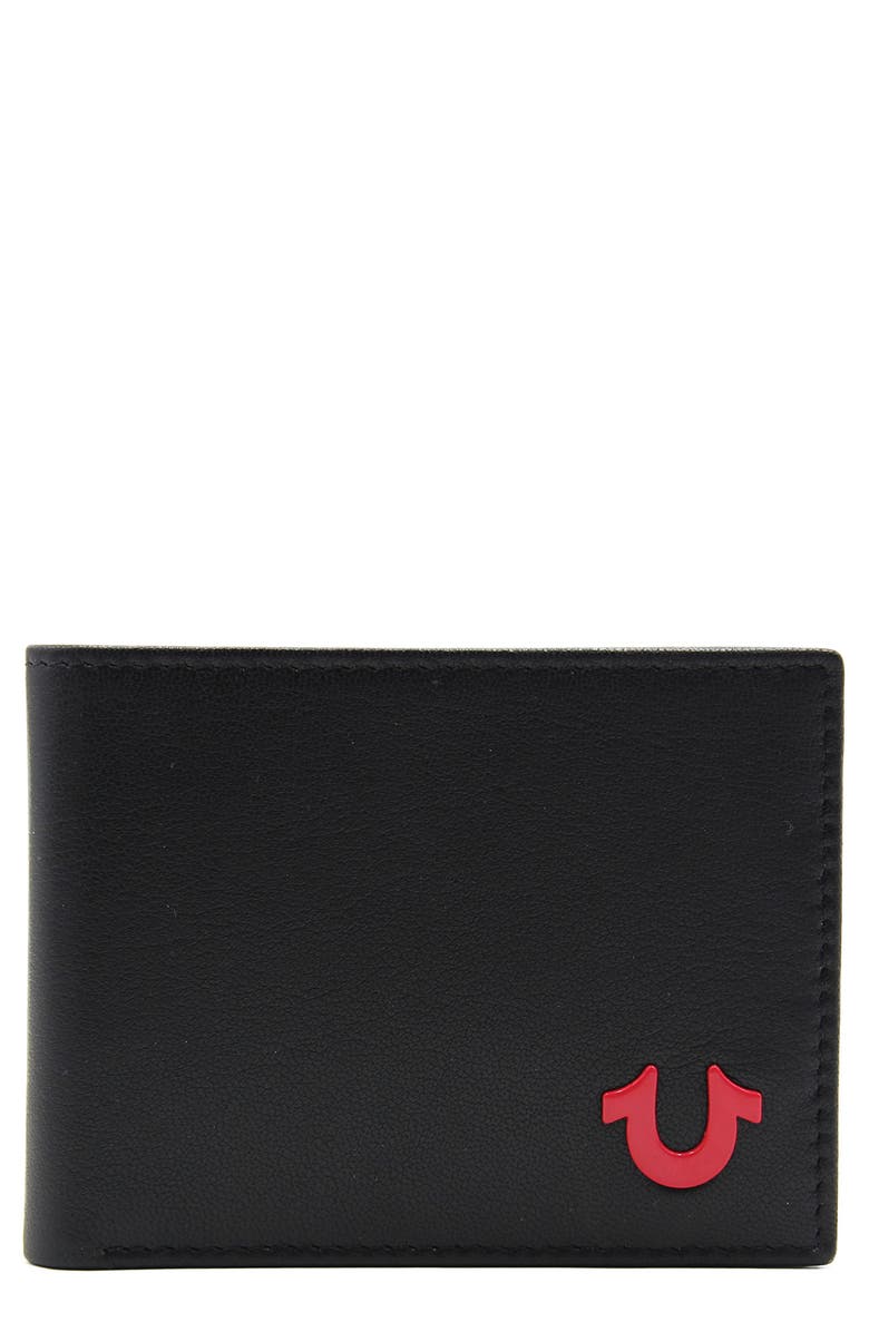 True Religion Brand Jeans Marcus Slim Bifold Wallet & Key Clasp Gift ...