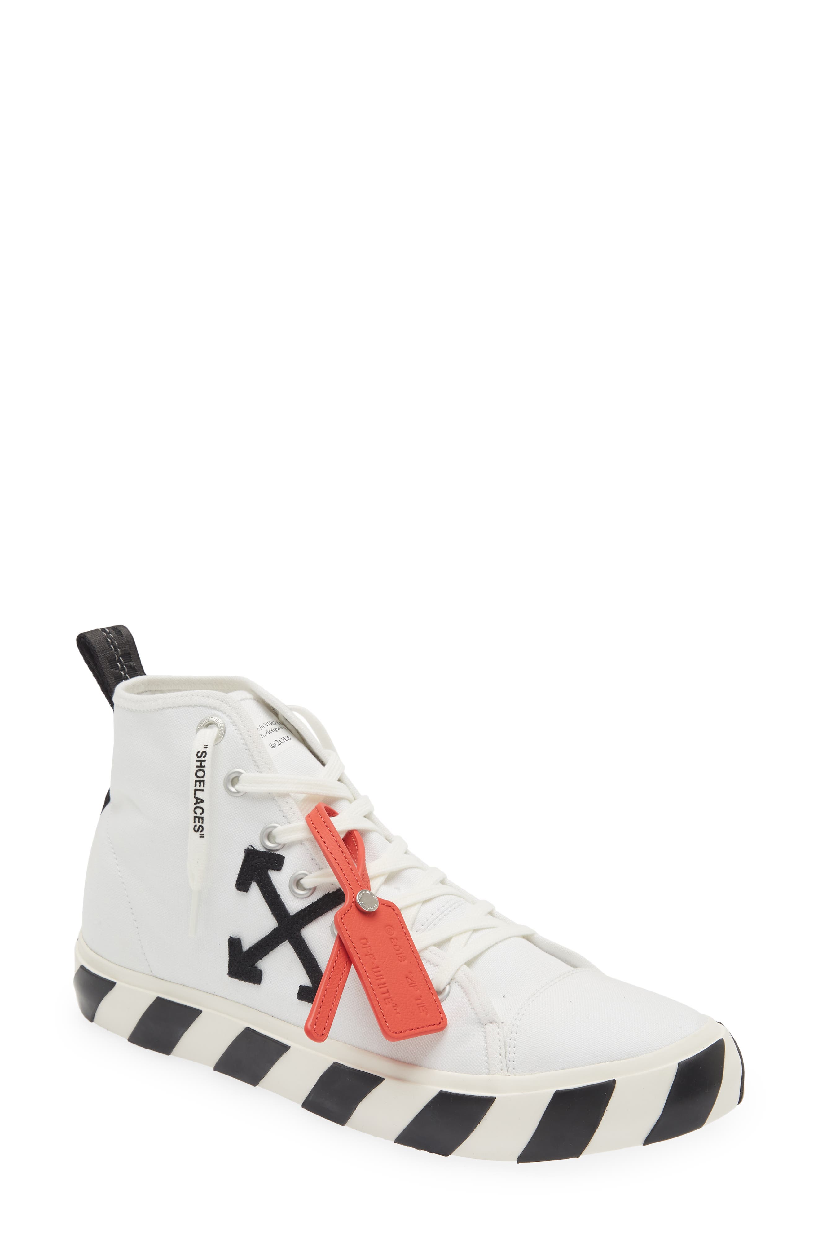 Off-White Mid Top Vulcanized Sneaker (Men) | Nordstromrack