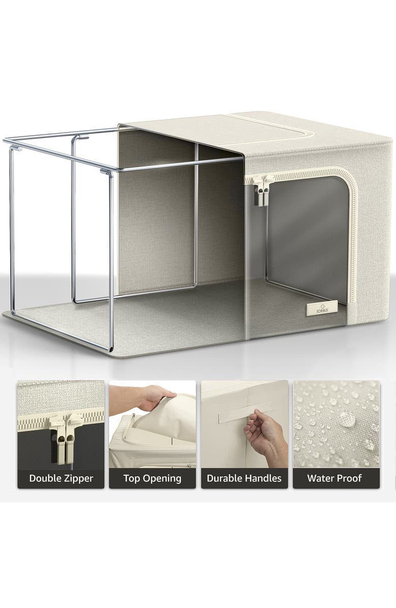 SORBUS 4-Pack Jumbo Foldable Storage Boxes | Nordstromrack