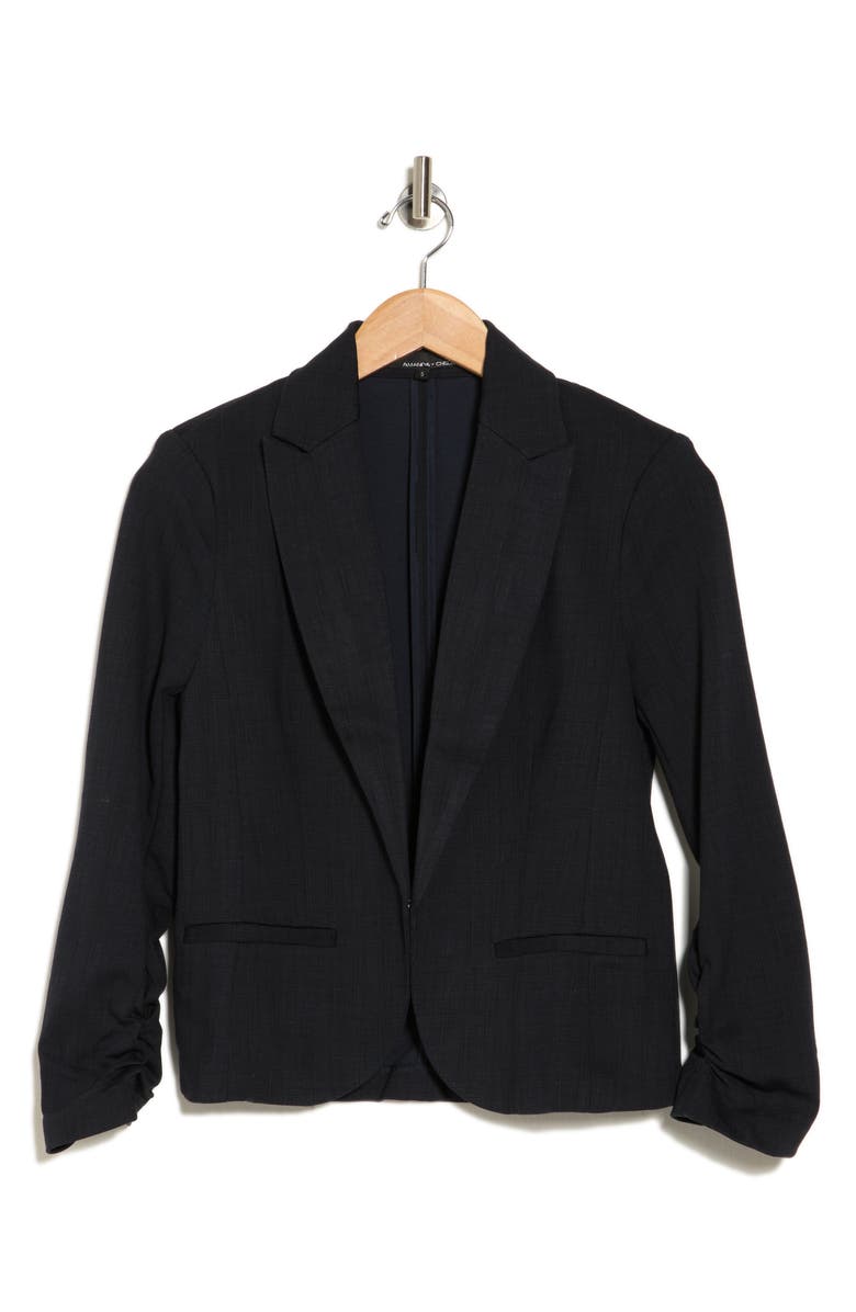 Amanda & Chelsea Ponte Ruched Sleeve Jacket | Nordstromrack