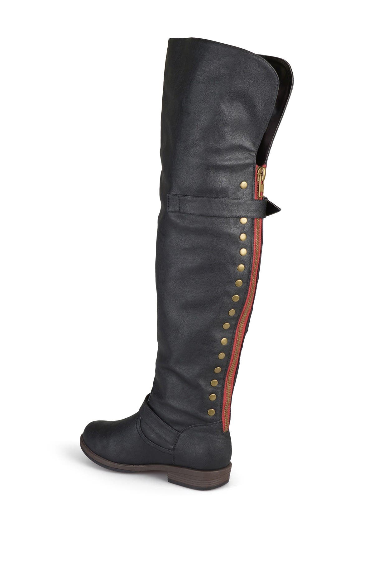 Journee Collection Kane Studded Tall Boot - Wide Calf | Nordstromrack