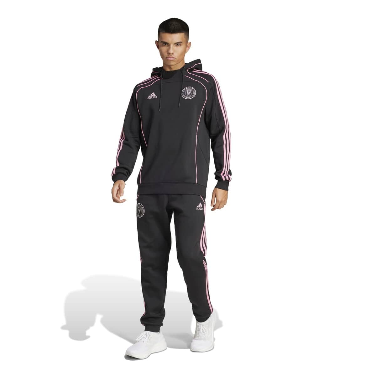 adidas Men's adidas Black Inter Miami CF 2025 Travel Pullover Hoodie ...