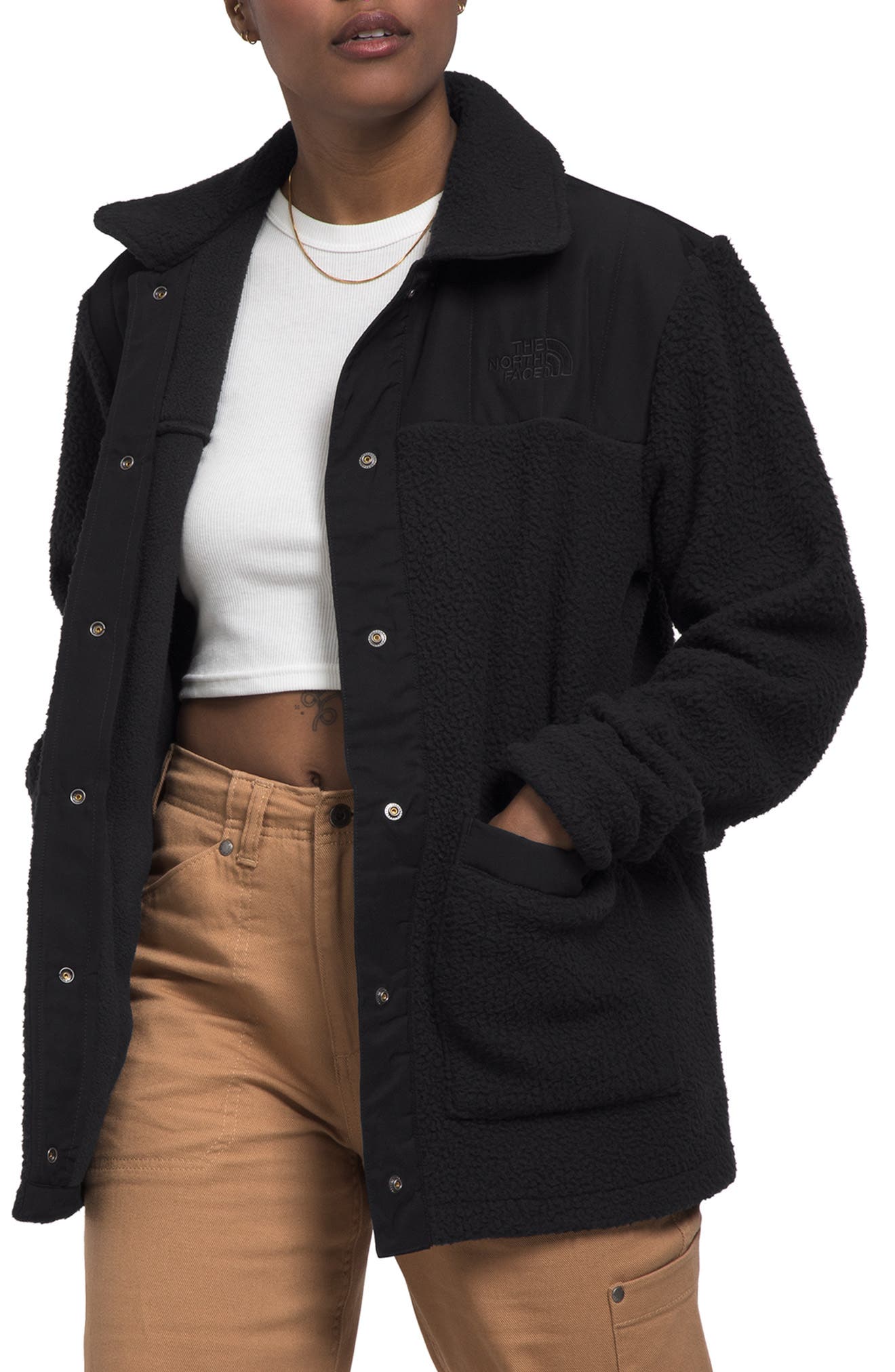 The North Face Cragmont Fleece Shacket | Nordstrom