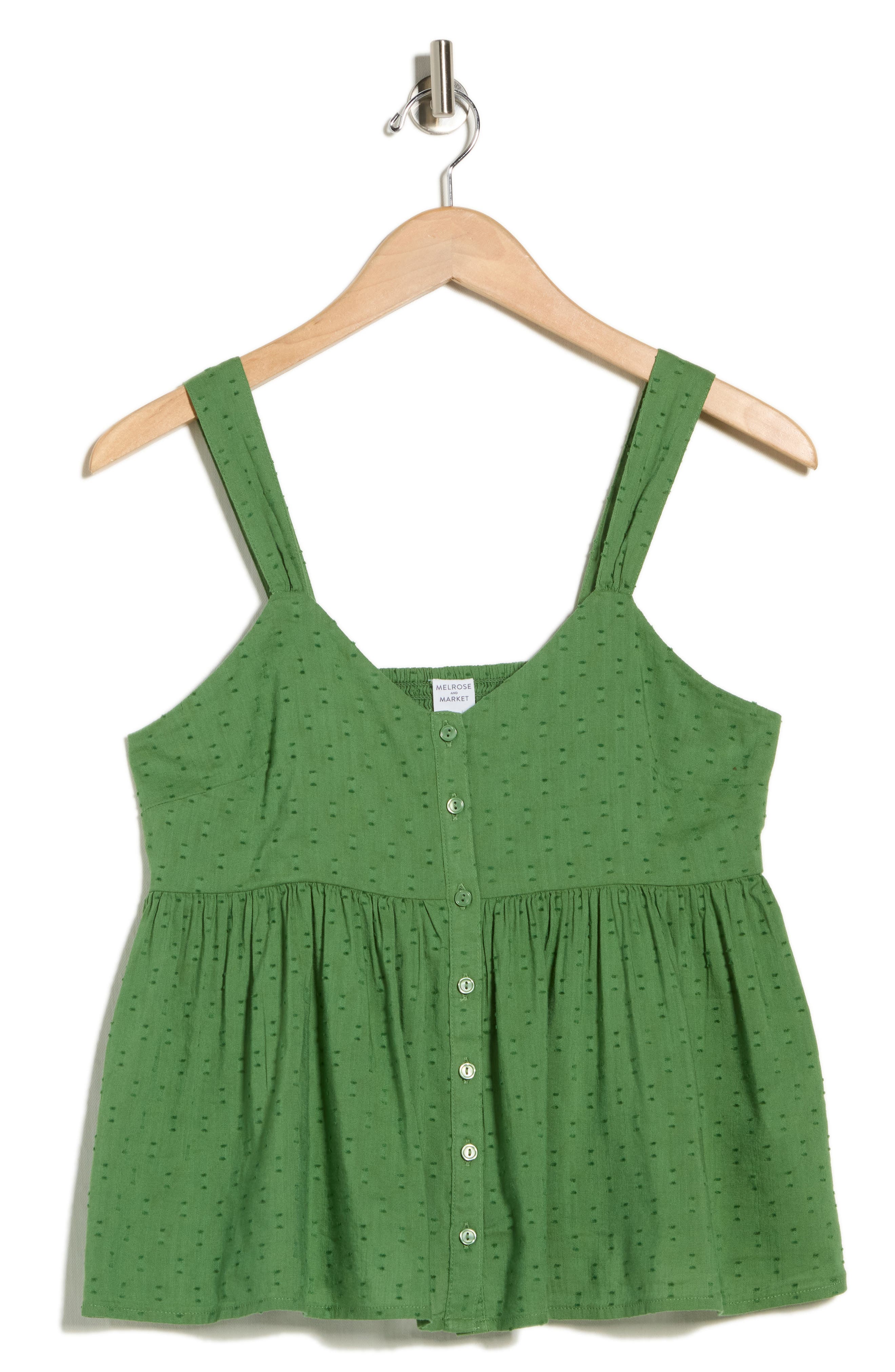 Clip Dot Button-Up Tank (Women) | Nordstromrack