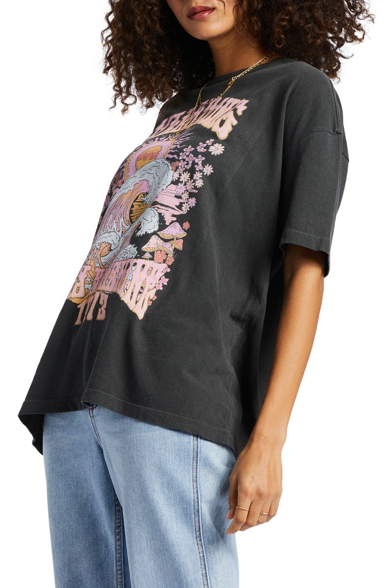 Billabong Stay Sunshine Oversize Cotton Graphic T-Shirt | Nordstromrack