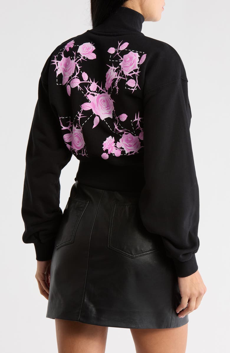 Off-White Roses Arrows Full Zip Sweater | Nordstromrack