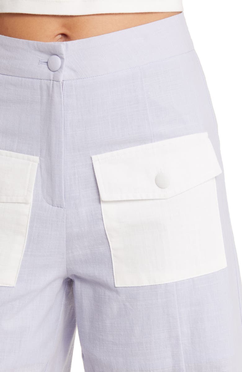 YELLOW THE LABEL Tana High Waist Recycled Linen Wide Leg Pants | Nordstrom