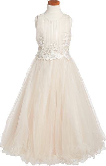 Joan Calabrese for Mon Cheri Lace & Tulle Dress | Nordstrom