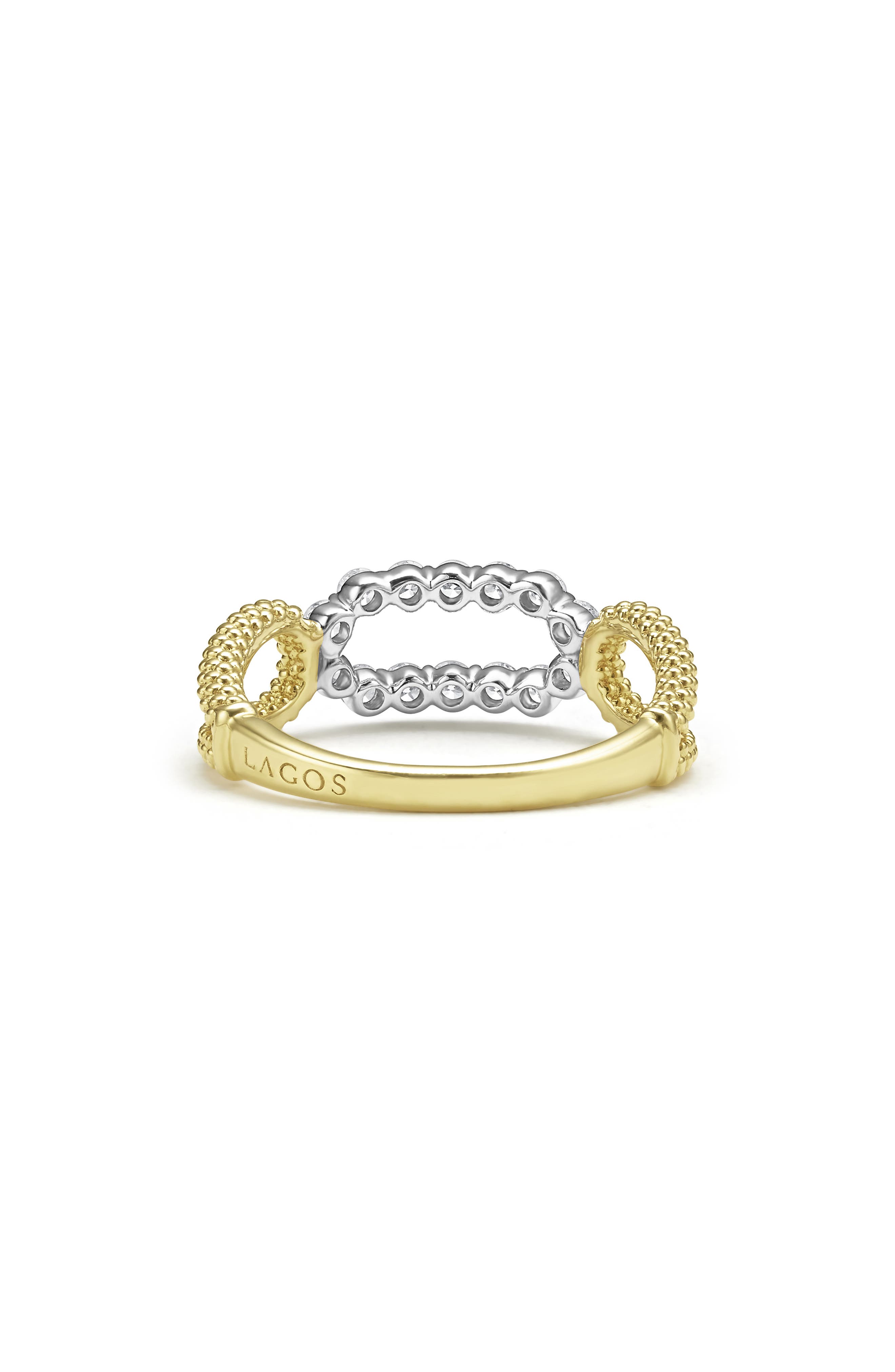 LAGOS Signature Caviar Superfine Oval Diamond Ring | Nordstrom
