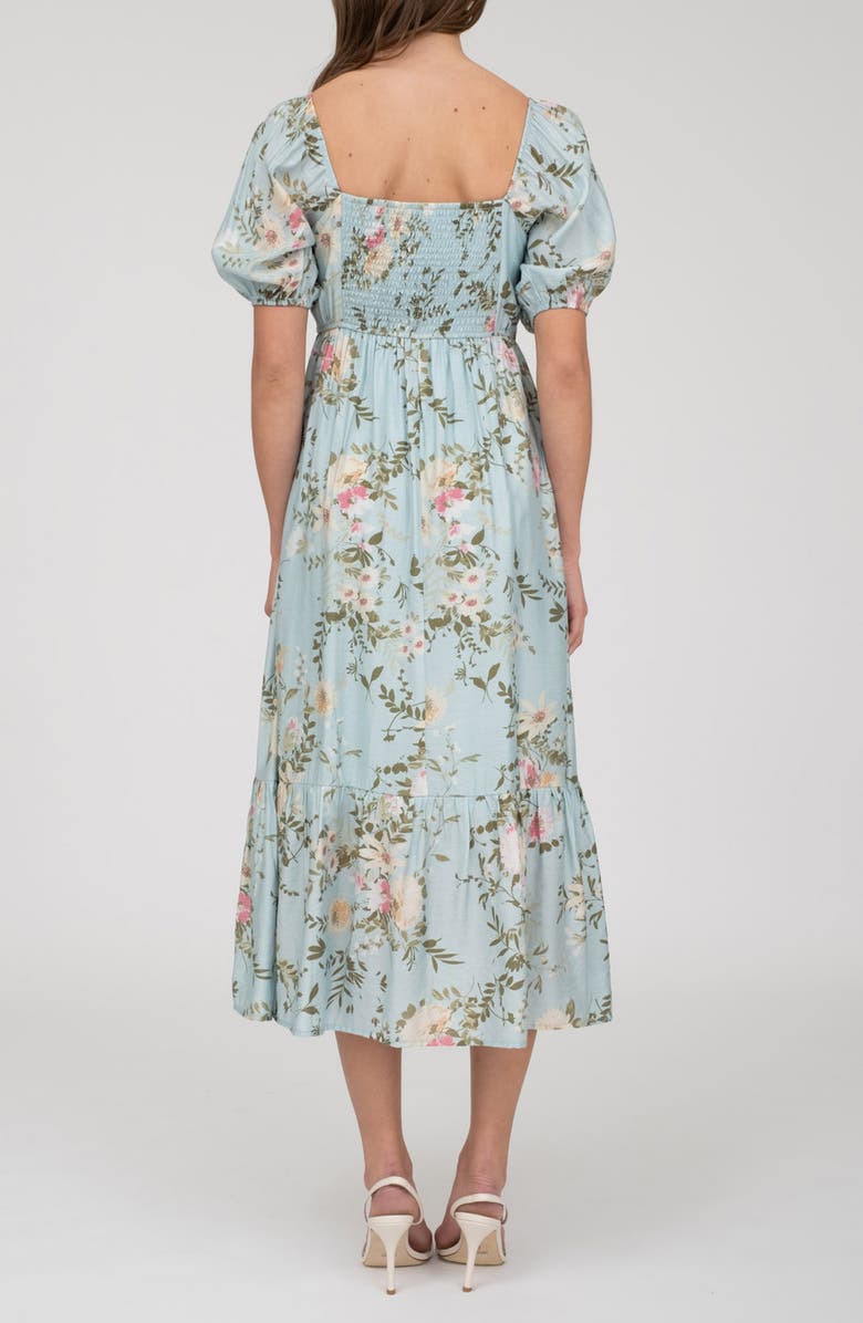 Blu Pepper Pleated Tiered Midi Dress | Nordstromrack