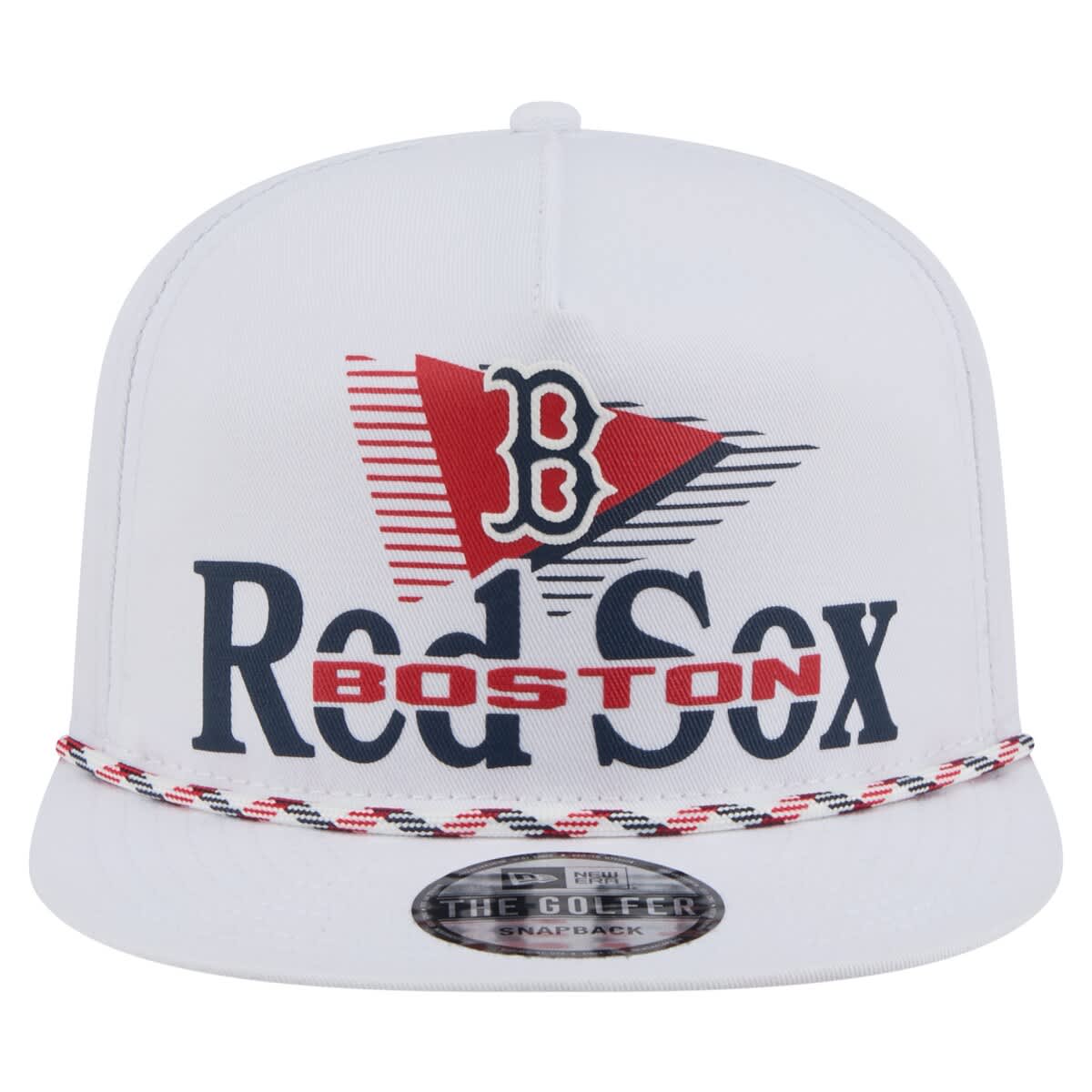 New Era Men's New Era White Boston Red Sox Collide Golfer Snapback Hat ...