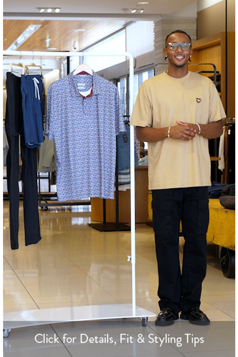 Ridge Floral Performance Golf Polo (Men) | Nordstromrack