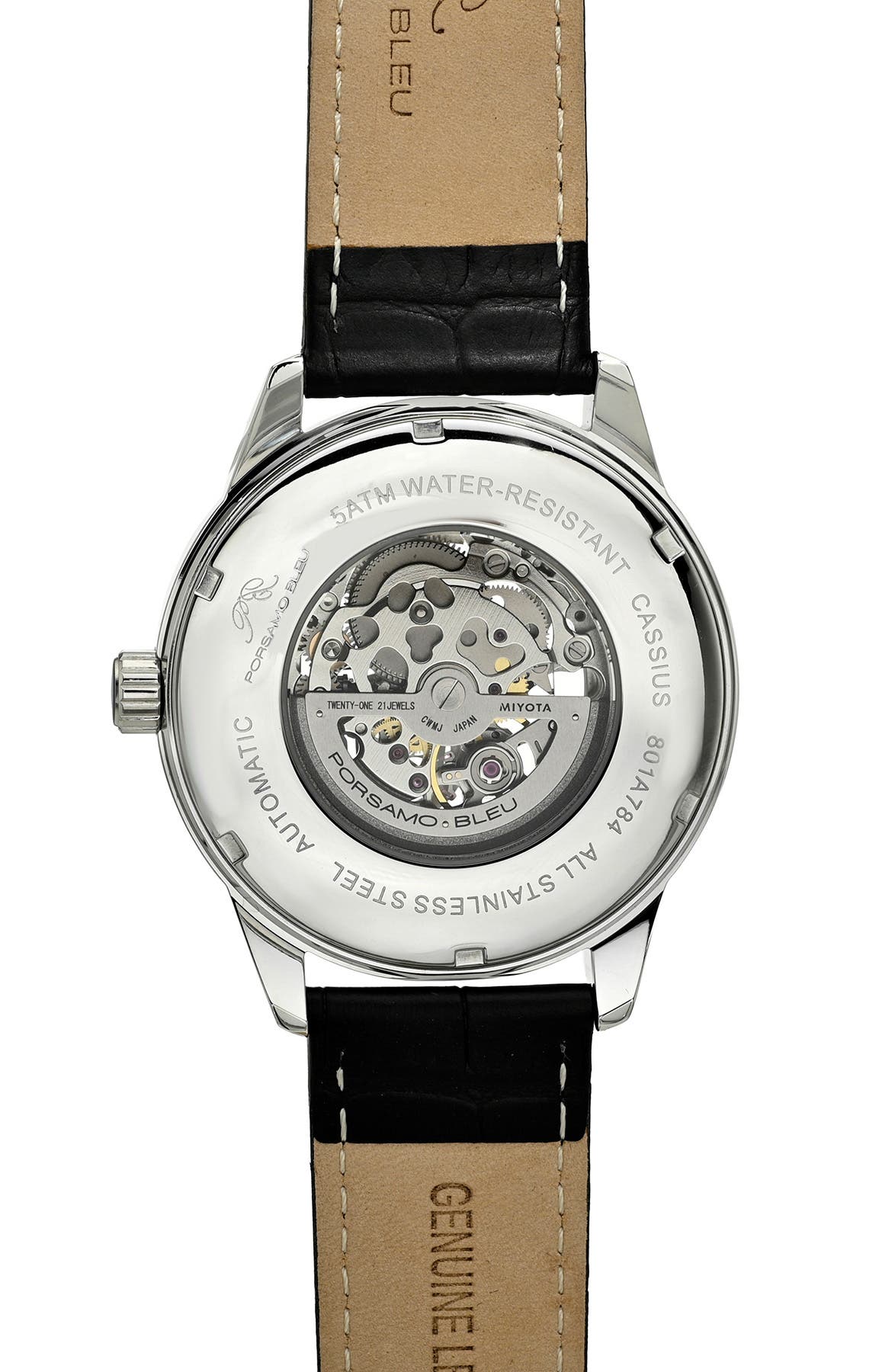 PORSAMO BLEU Men's Cassius Skeleton Watch, 45mm | Nordstromrack
