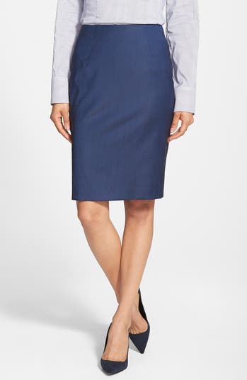 BOSS 'Vilina' Stretch Wool Blend Pencil Skirt | Nordstrom