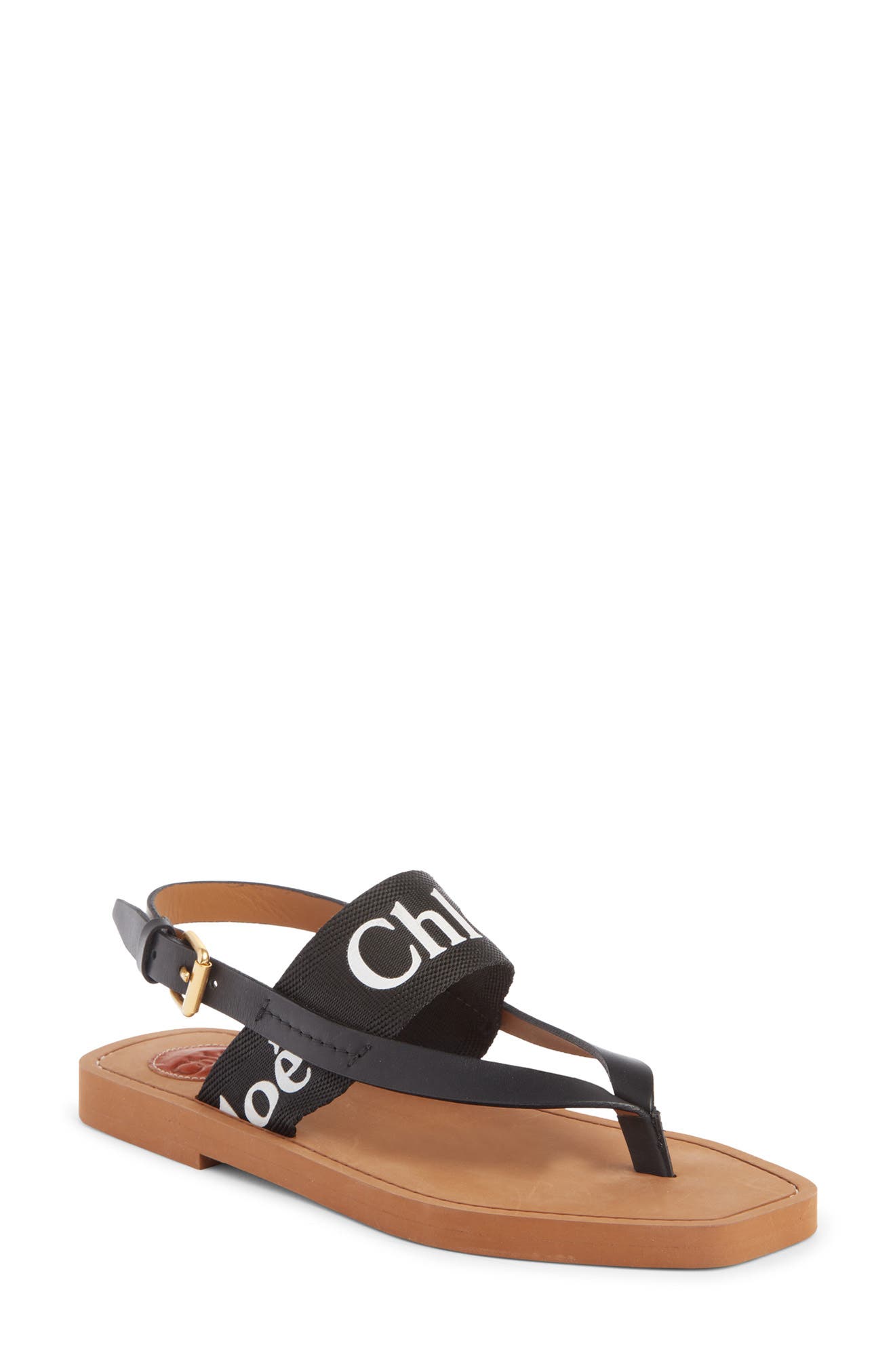 Chloé Woody Logo Sandal (Women) | Nordstrom
