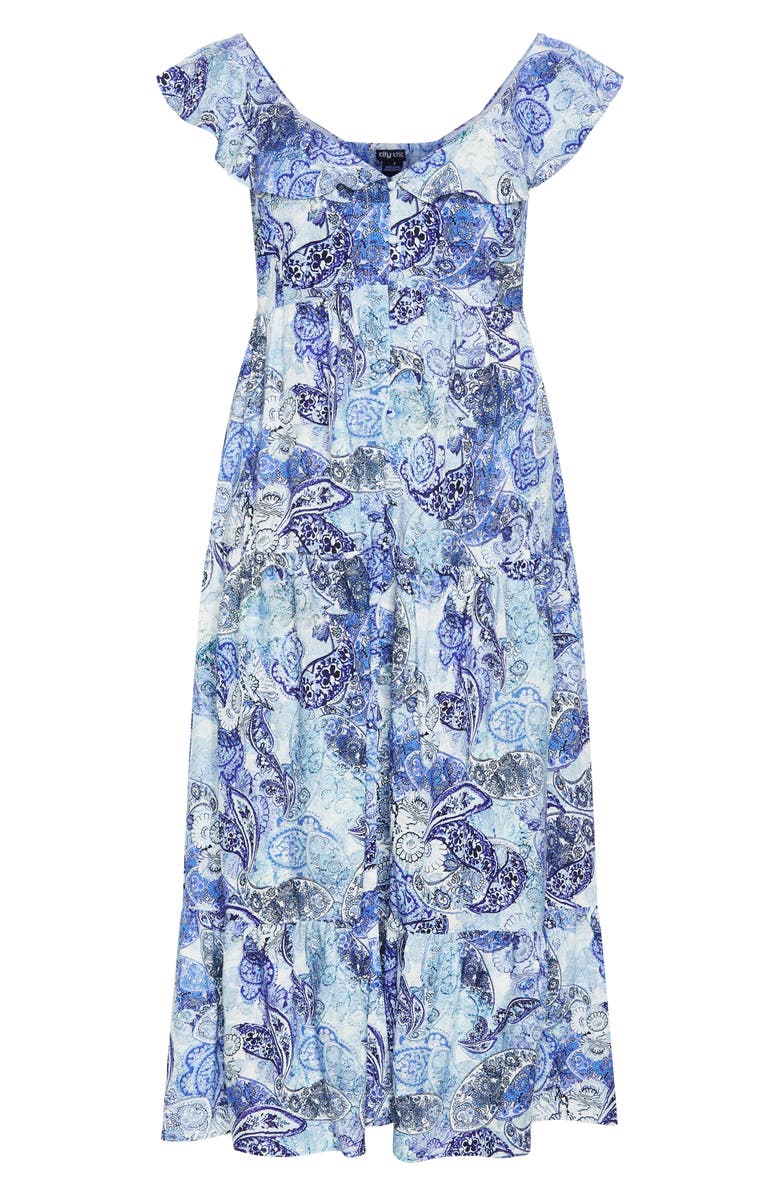 City Chic Blushing Beauty Midi Dress | Nordstromrack