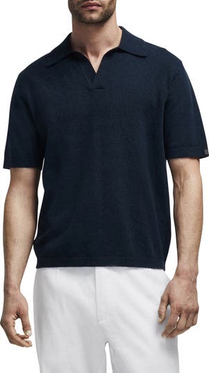 rag & bone Zuma Johnny Collar Terry Cloth Polo | Nordstromrack