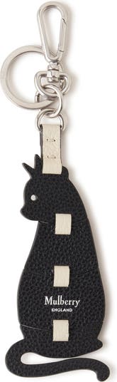 Mulberry Cat Puzzle Leather Key Chain | Nordstrom
