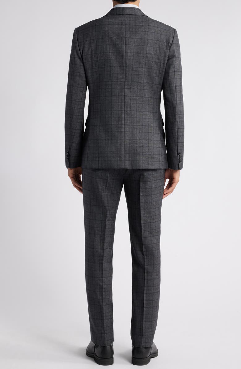 John Varvatos Plaid Wool Blend Suit | Nordstromrack