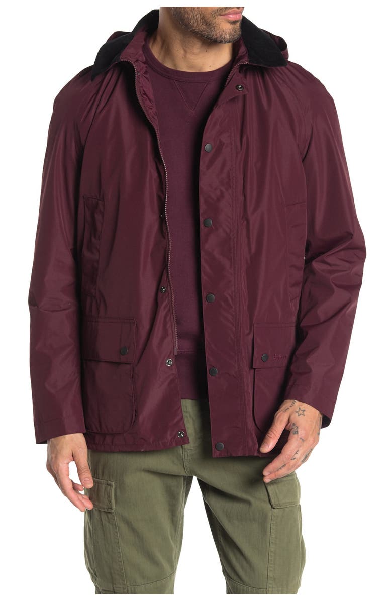 Barbour Ashbrooke Corduroy Collar Waterproof Jacket | Nordstromrack