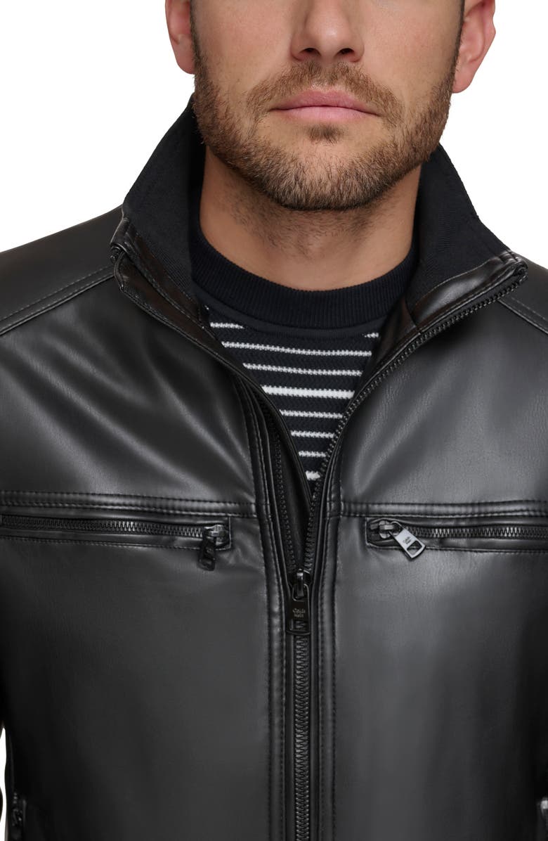 Calvin Klein Faux Leather Hipster Jacket | Nordstromrack