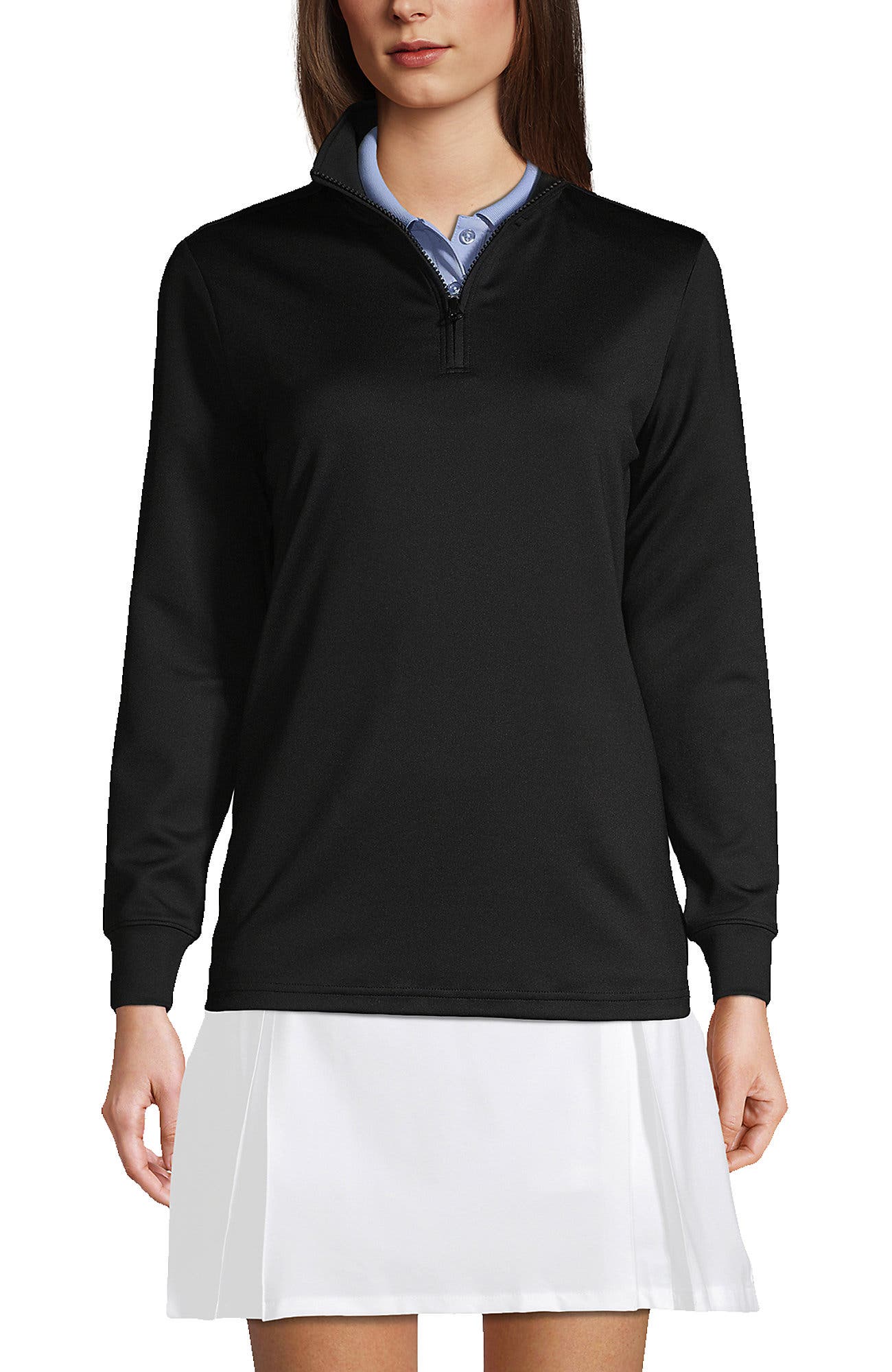 Lands' End School Uniform Quarter Zip Pullover | Nordstrom