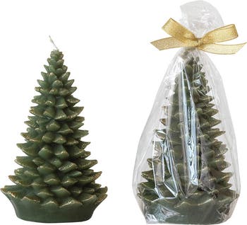 Creative Co-Op Tree-Shaped Candle | Nordstrom