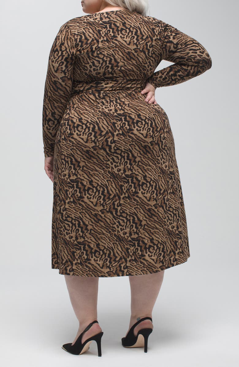 Good American Holiday Long Sleeve Wrap Dress | Nordstromrack