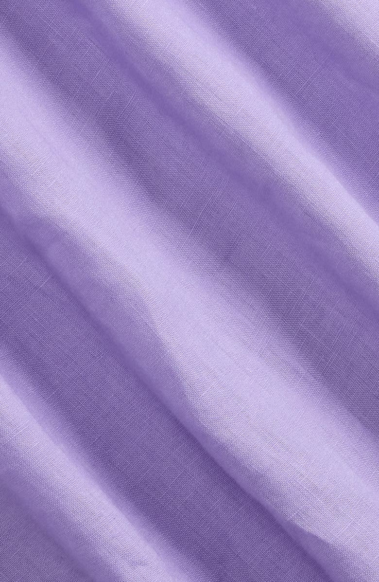 Polo Ralph Lauren Classic Fit Solid Purple Linen Button-Down Shirt ...