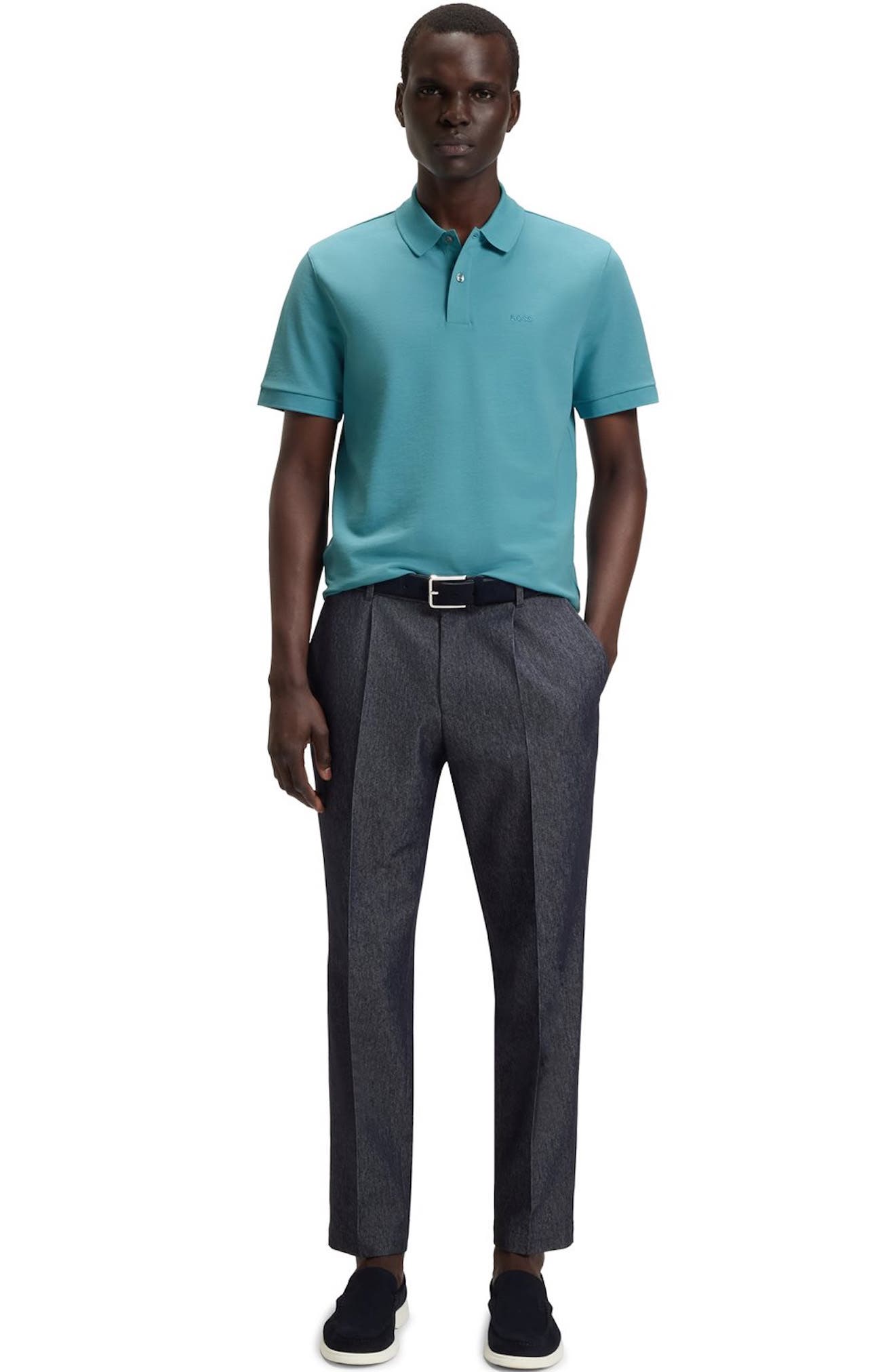 BOSS Pallas Cotton Polo | Nordstromrack