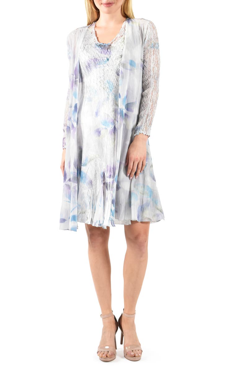Komarov Floral Sleeveless Dress & Duster | Nordstromrack