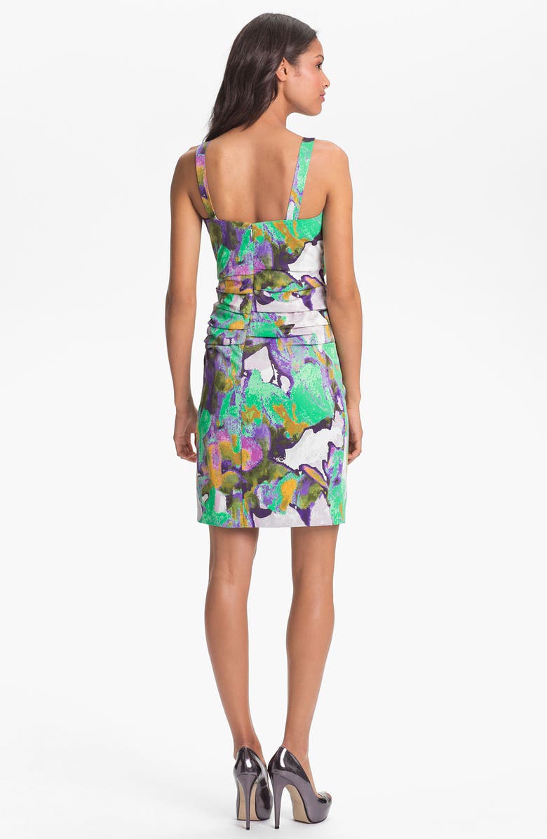Suzi Chin for Maggy Boutique Ruched Print Sheath Dress | Nordstrom