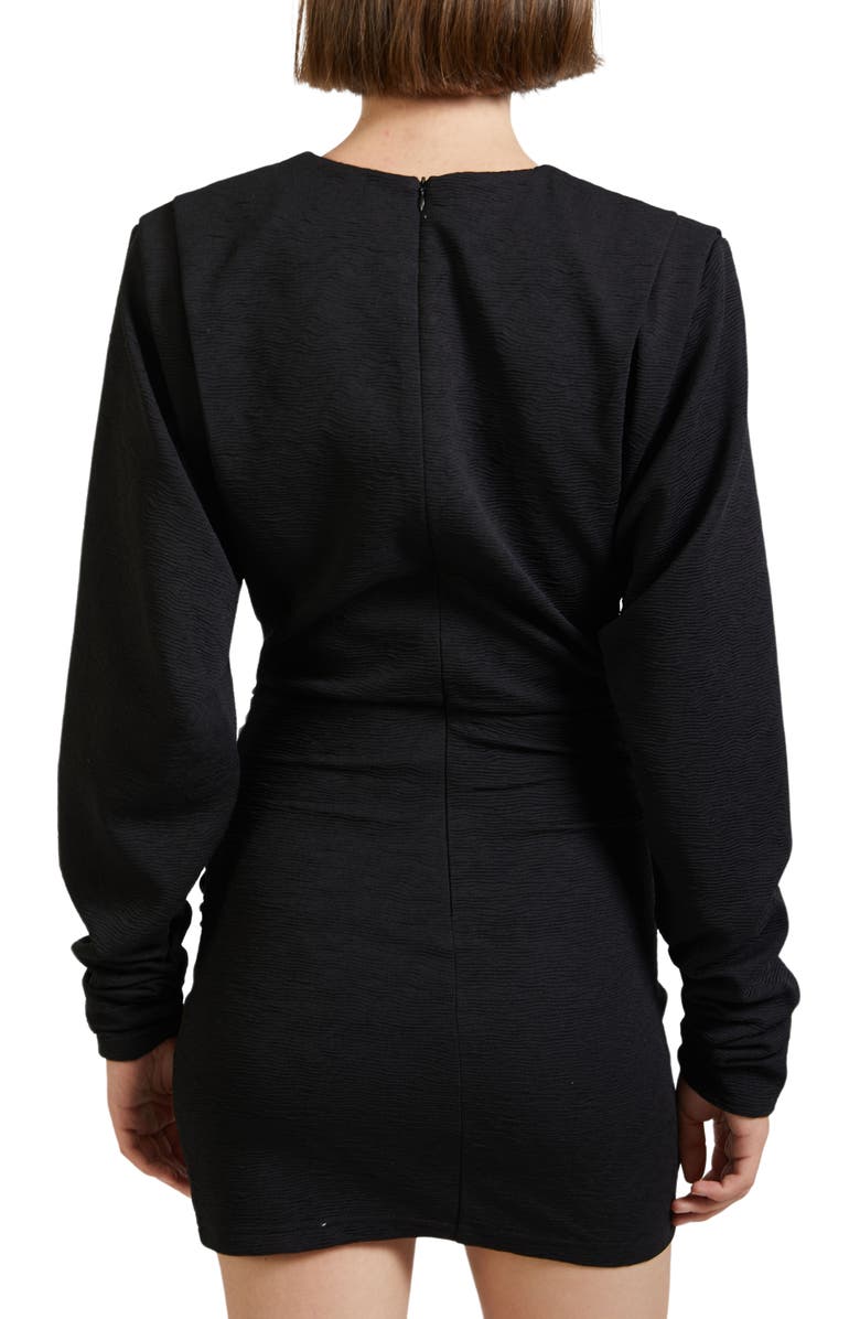 En Saison Ada Ruched Long Sleeve Minidress | Nordstromrack