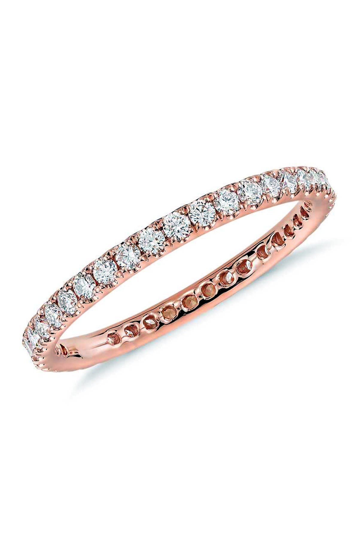 SUZY LEVIAN 14K Rose Gold Diamond Eternity Band Ring - 0.50ctw ...