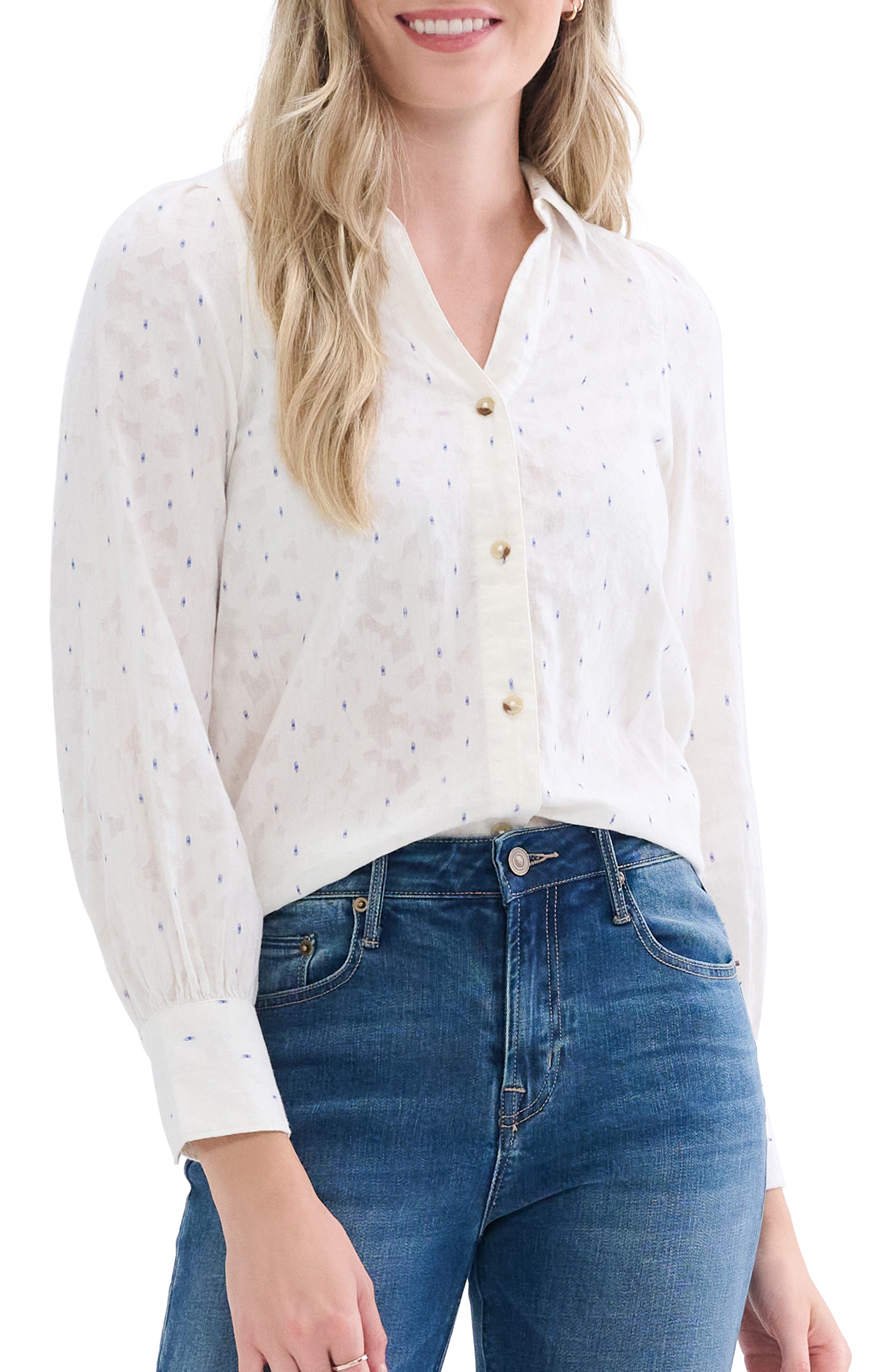 Hatley Selena Clip Dot Blouse | Nordstrom