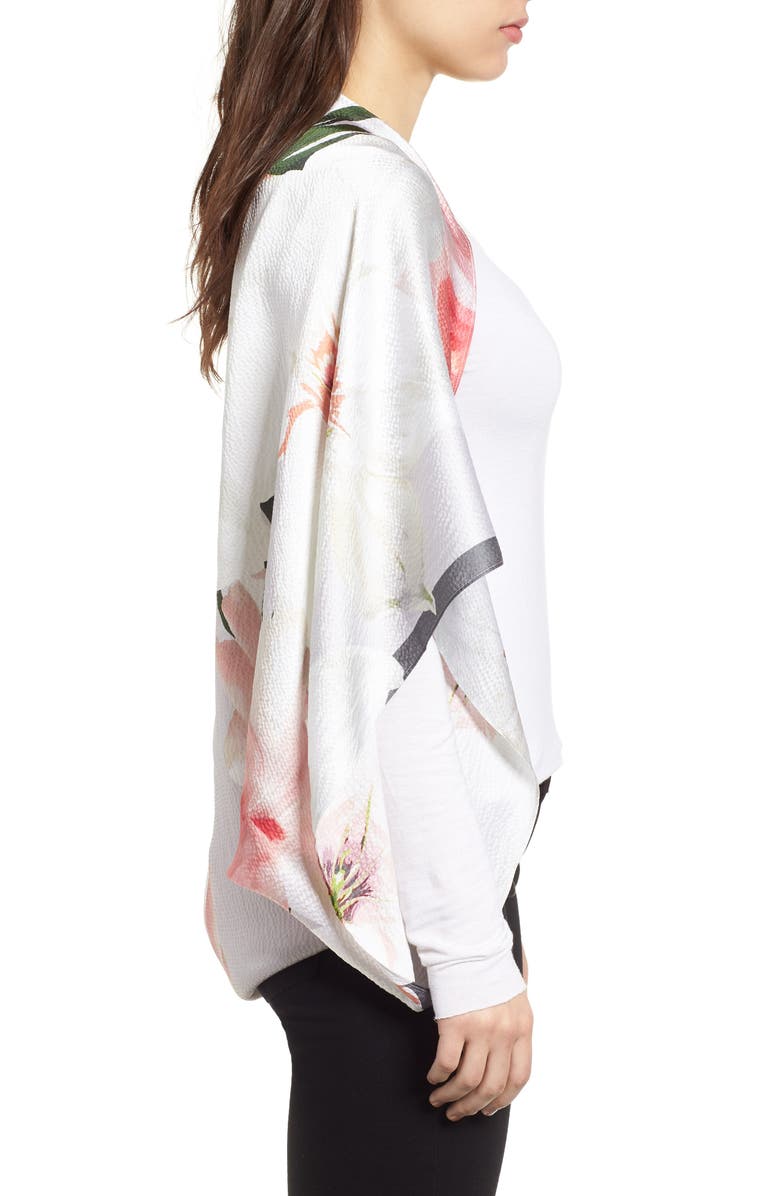 Ted Baker London Chatsworth Bloom Silk Cape Scarf | Nordstromrack