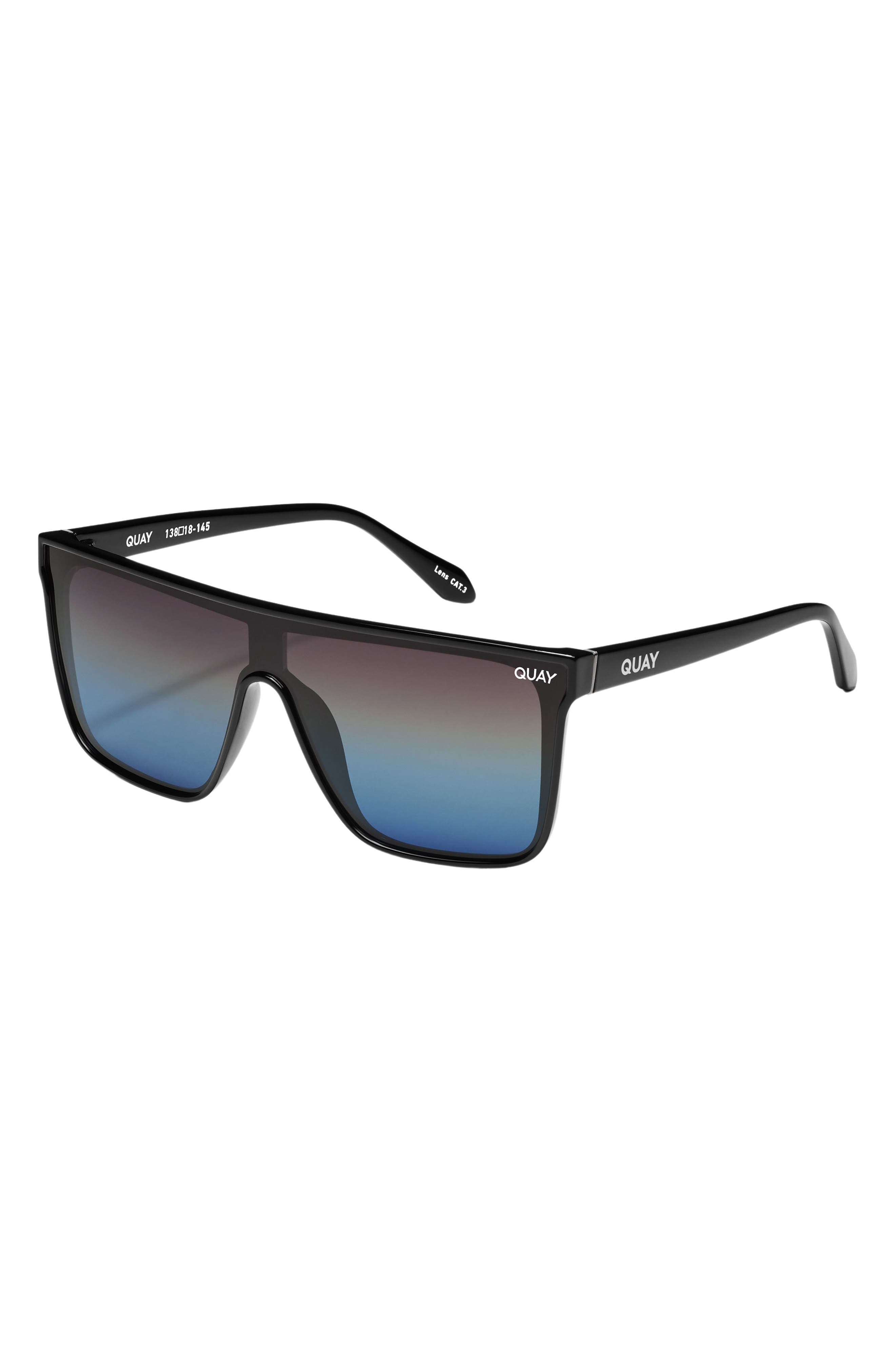 QUAY Nightfall Polarized Shield Sunglasses | Nordstromrack